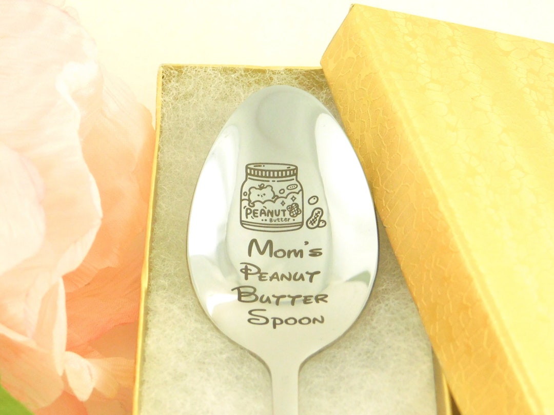 Personalized Peanut Butter Spoon, Custom Engraved Peanut Butter Spoon ...