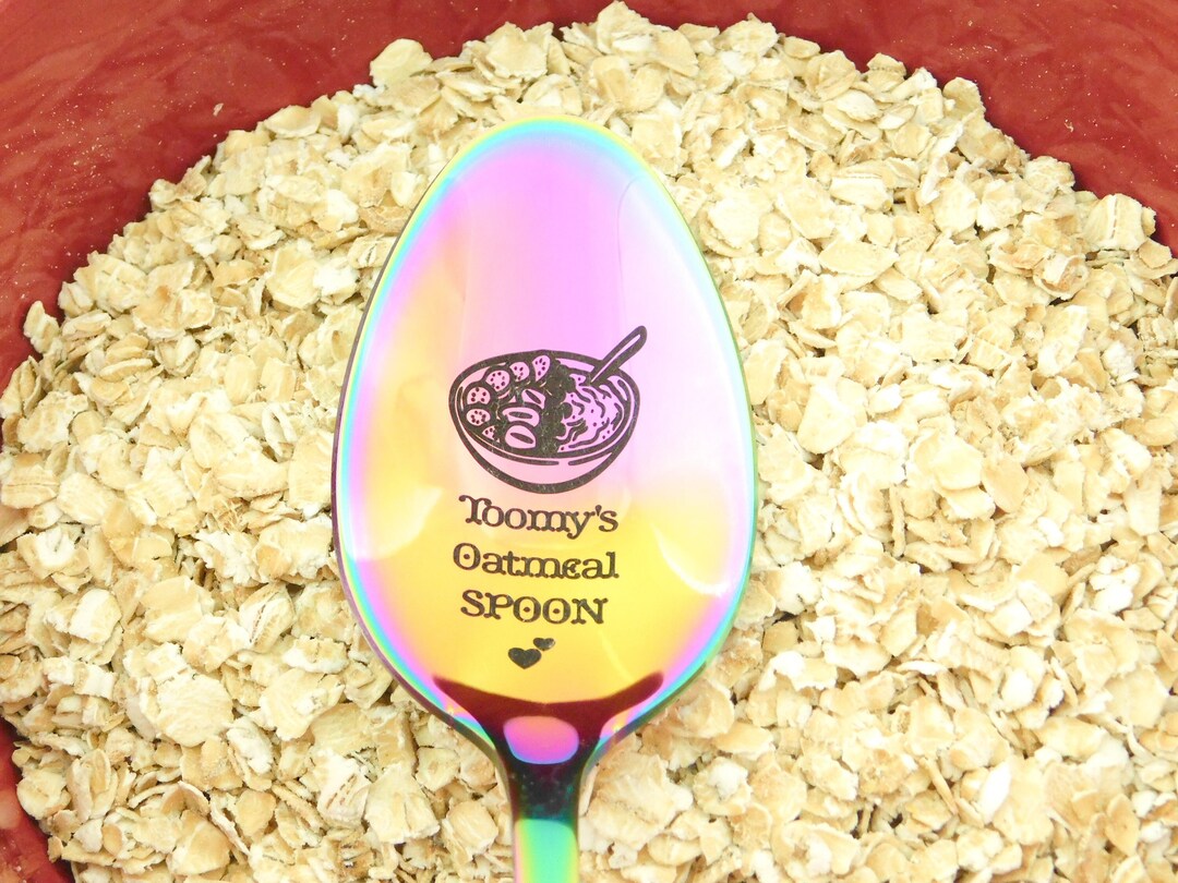 Personalized Oatmeal Spoons, Custom Name Spoon, Breakfast Spoon ...