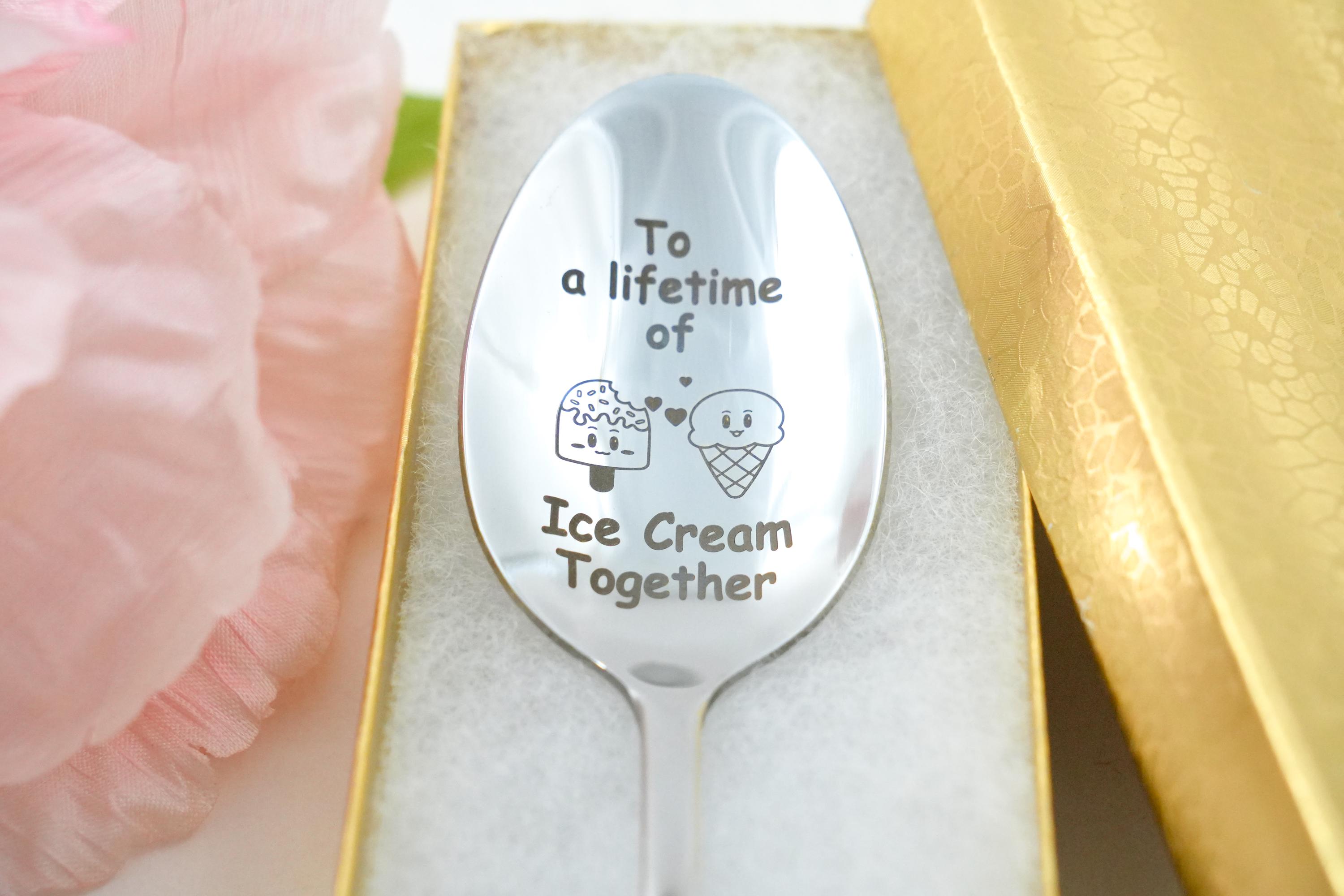 Personalized Ice Cream Spoons Custom Spoon Gifts to a Lifetime of Ice ...