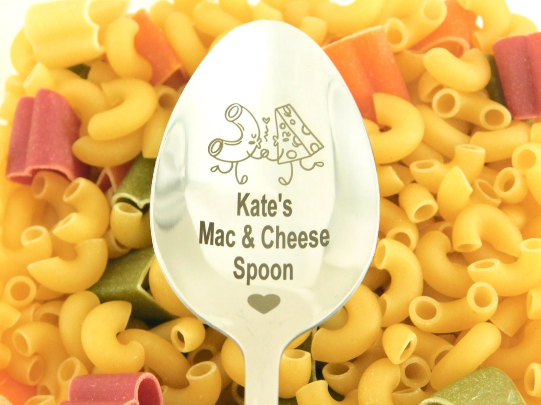 Personalized Mac Cheese Spoons, Personalized Breakfast Dinner Spoons ...