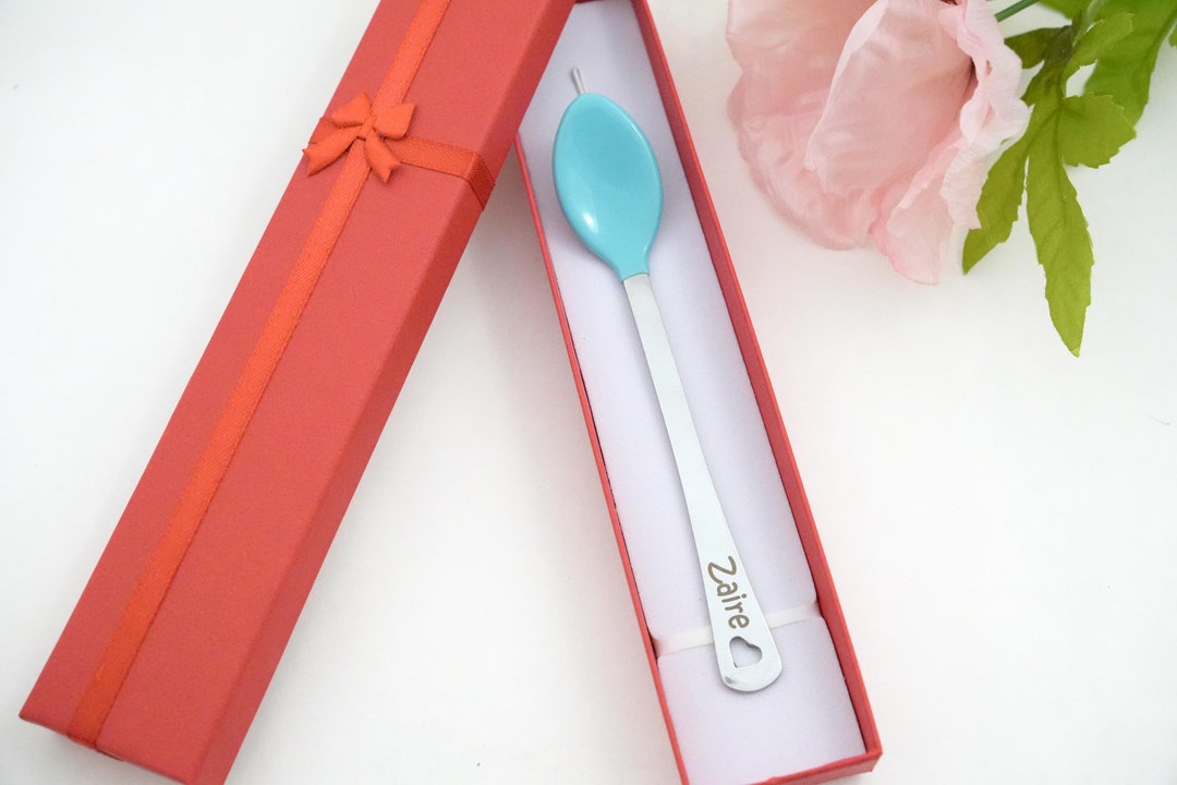 Personalized Baby Spoon Custom Engraved Baby's Name Spoon New Baby Gift ...