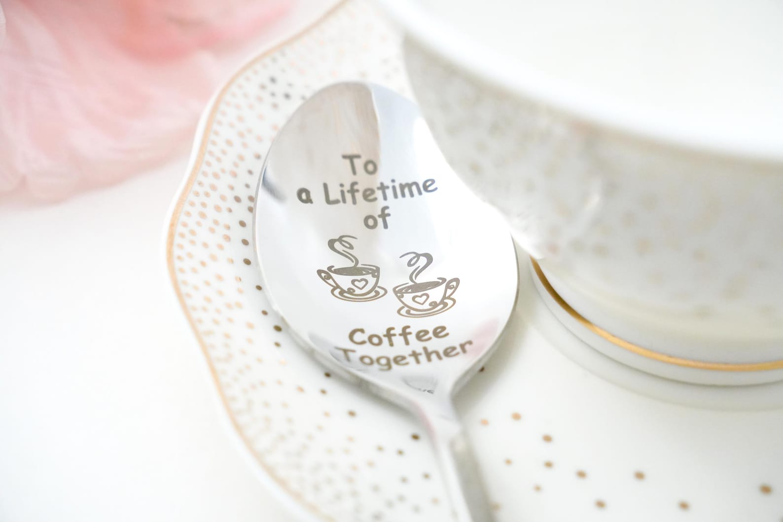 Personalized Coffee Spoons to a Lifetime of Coffee Together 10th ...