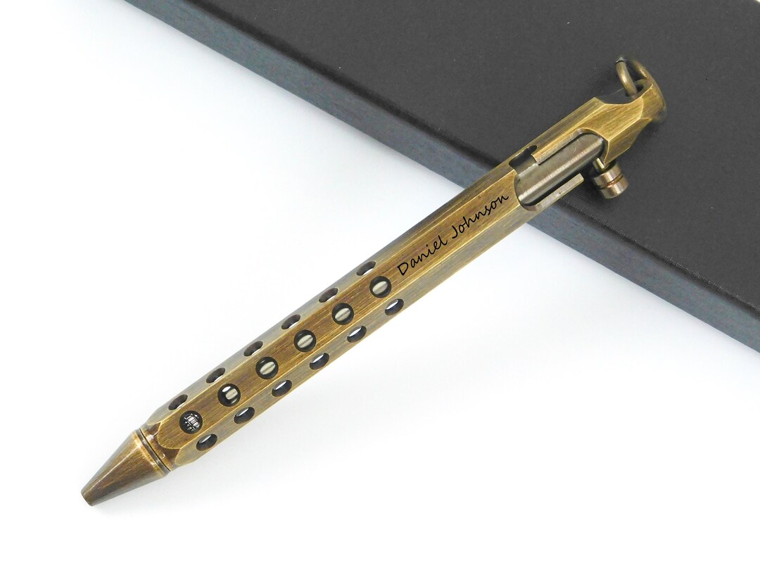 Personalized Bolt Action Pen Gifts, Engraved Ballpoint Pen, Customized ...