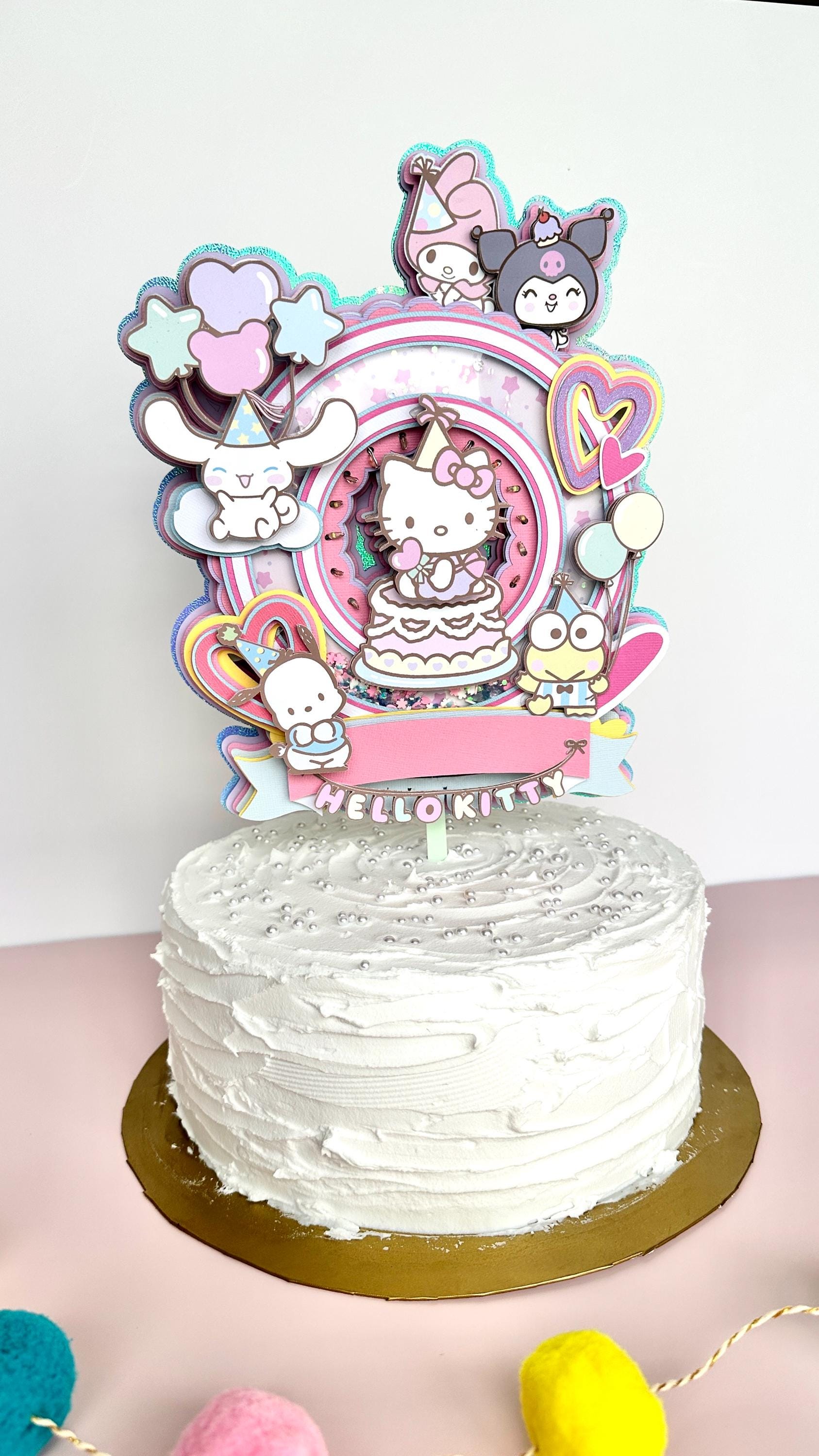 Kitty and Friends Inspire Cake Topper, Perfect for Birthdays, Weddings ...