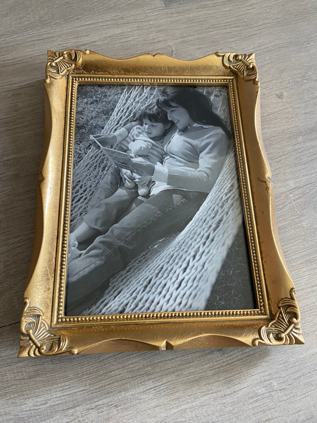 Antique Baroque Style Brass-gold 5x7 Photo Frame,vintage Gold Baroque ...