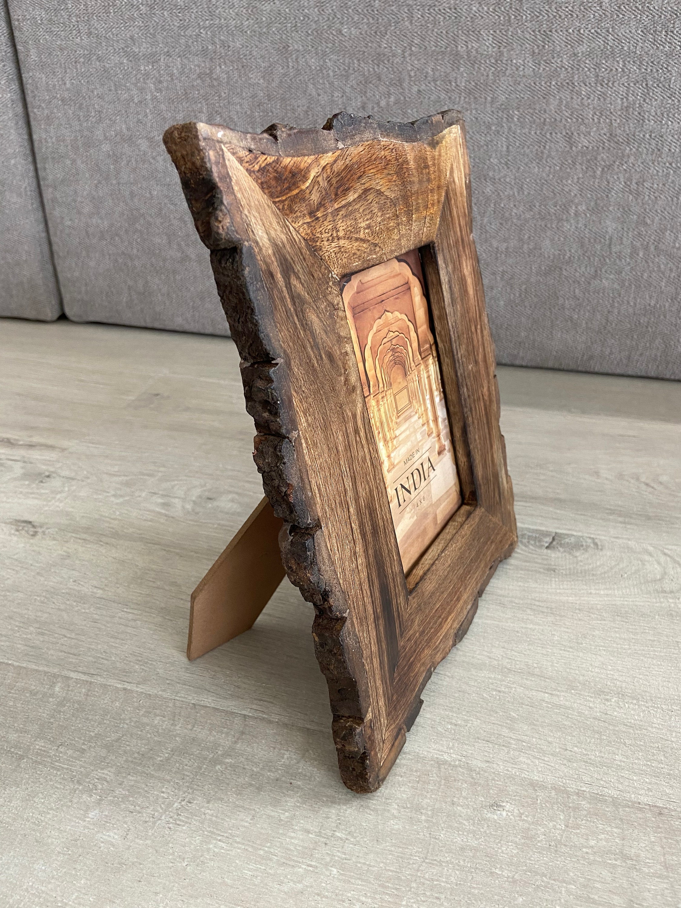 Rustic Wood Texture 4x6 Inch Picture Framenatural Wood - Etsy