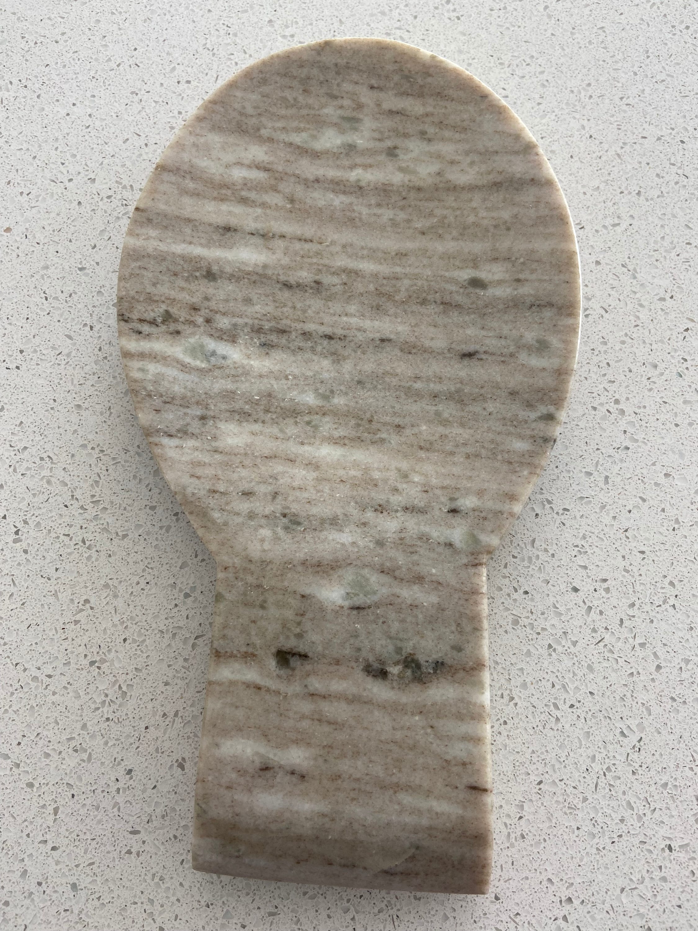 Minimalist Durable Beige Marble Kitchenware Utensils Rest,beige Kitchen ...