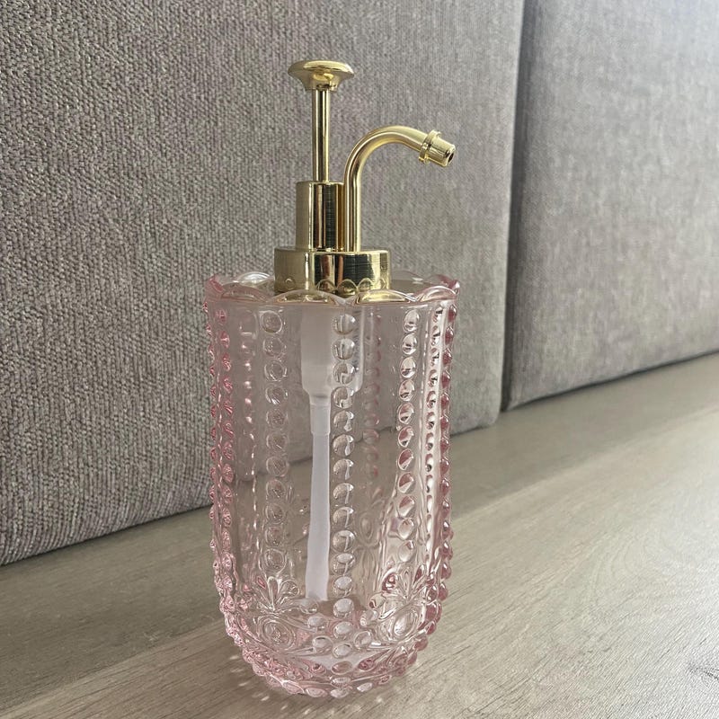 Pink Soap Dispenser - Etsy