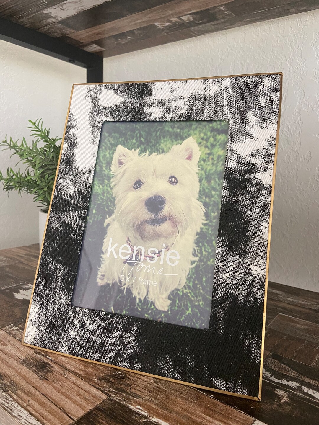 Minimalist 5x7 Inch Vintage Cow Print Picture Frame,slim 5x7 Cow Print ...