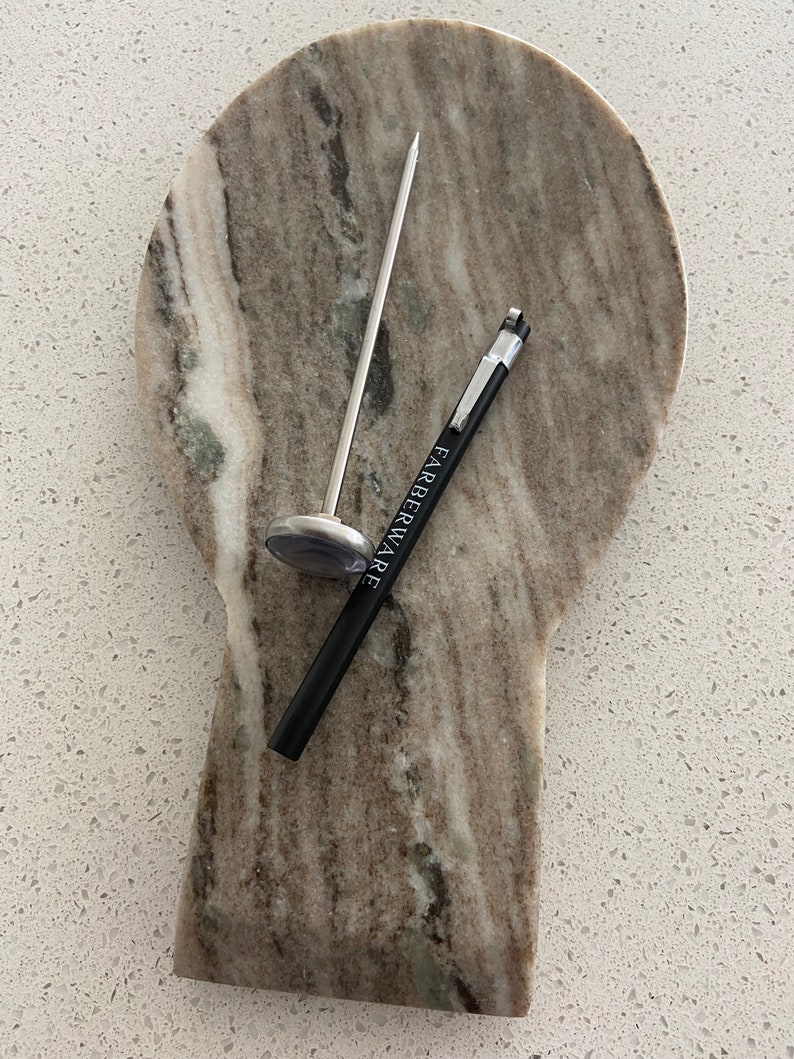 Minimalist Durable Beige Marble Kitchenware Utensils Rest,beige Kitchen ...