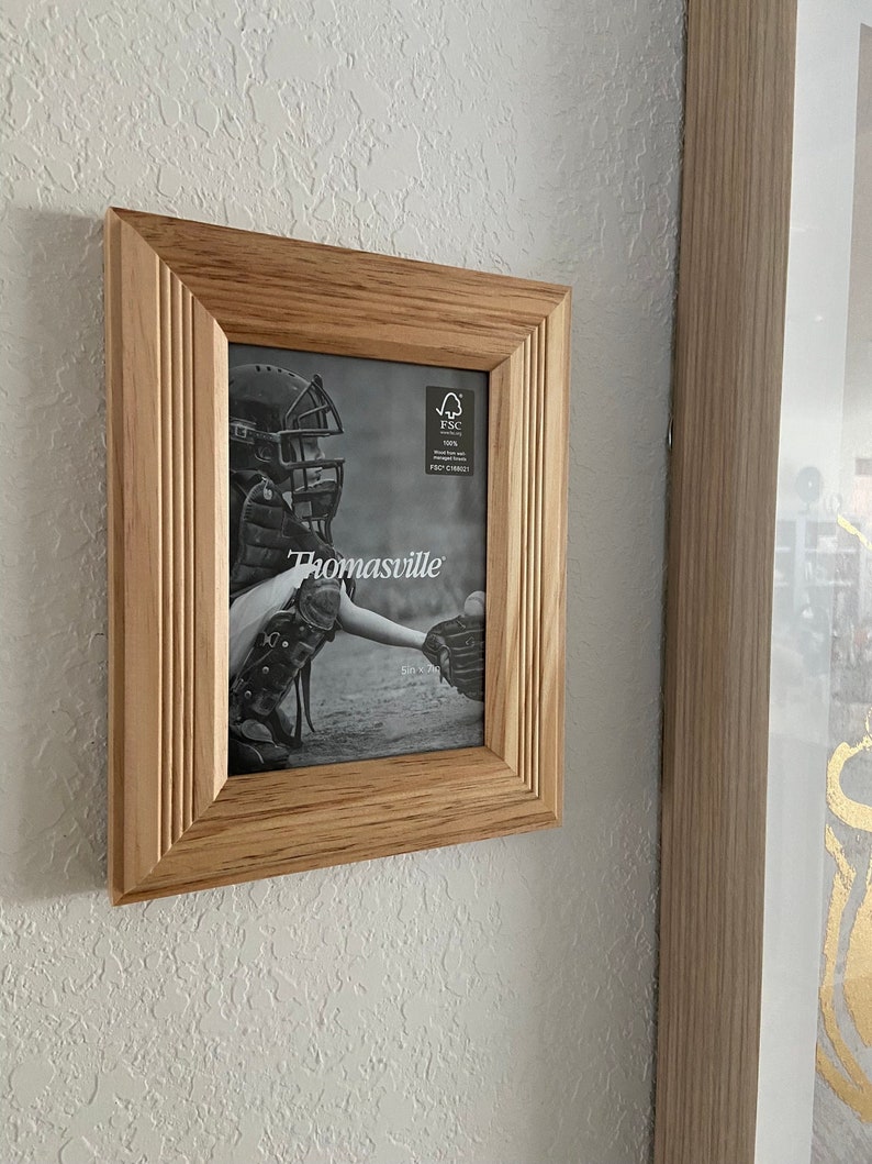 Natural Wood 5x7 Inch Carved Picture Frame,hanging Thomasville 5x7 Inch ...