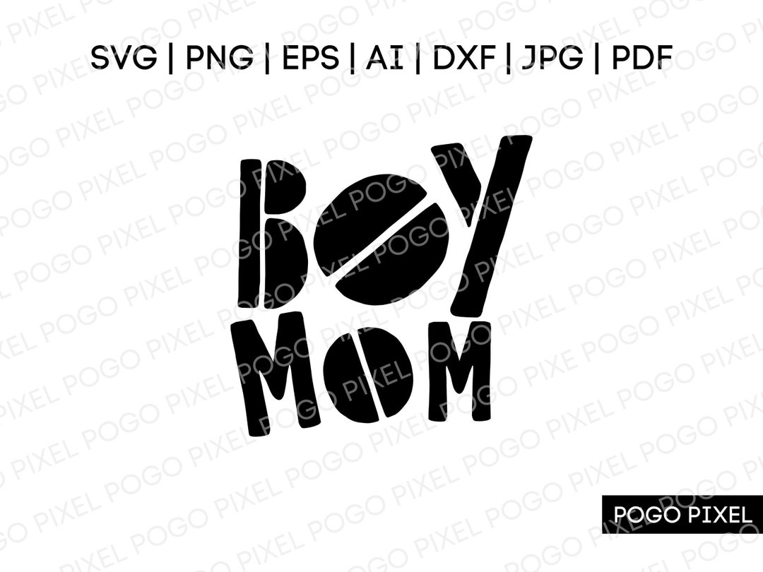 Boy Mom SVG - Etsy