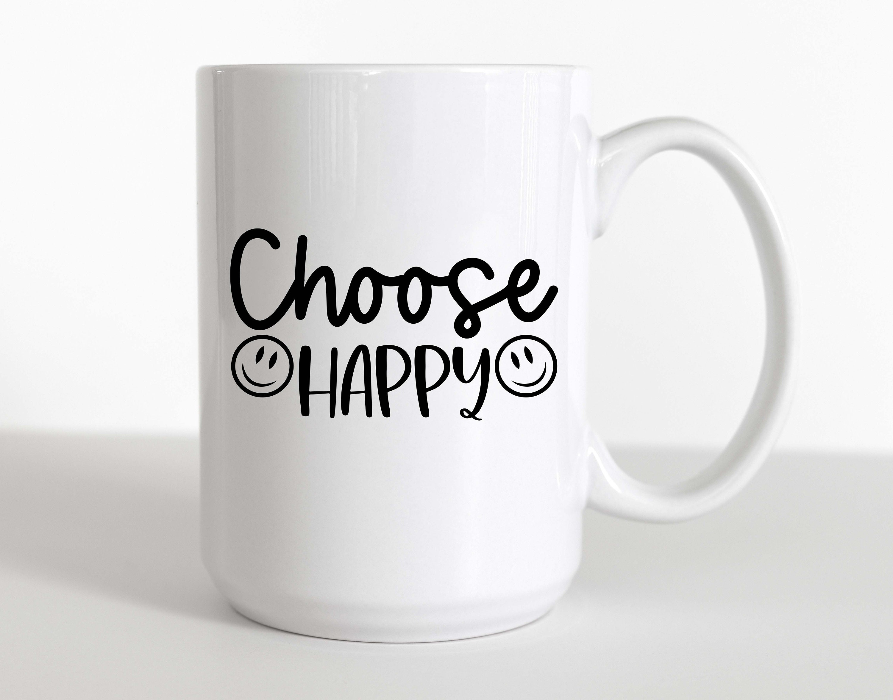 Choose Happy SVG Inspirational Svg Choose Joy Svg Happy - Etsy