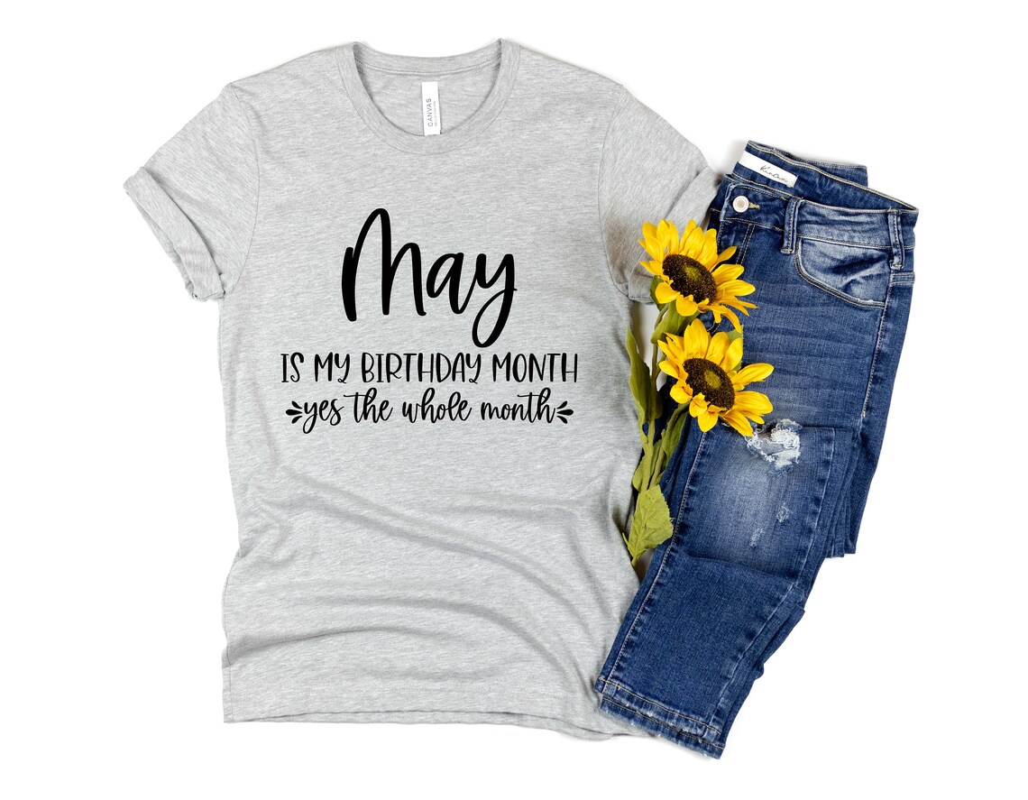 May Birthday SVG, Birthday Svg, May Girl Svg, Birthday Shirt Svg ...