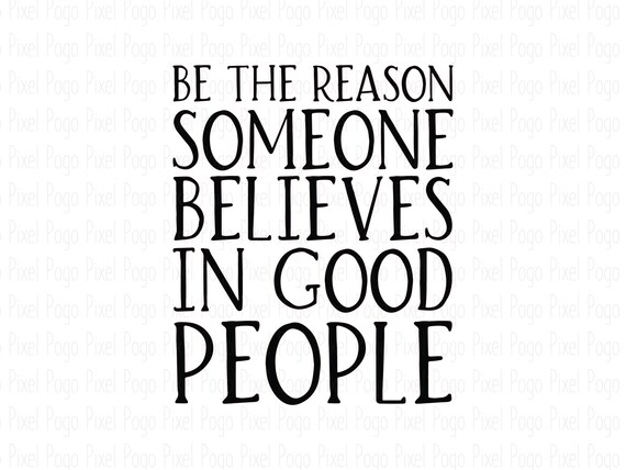 Be the Reason SVG Motivational Quotes Inspirational Quotes | Etsy