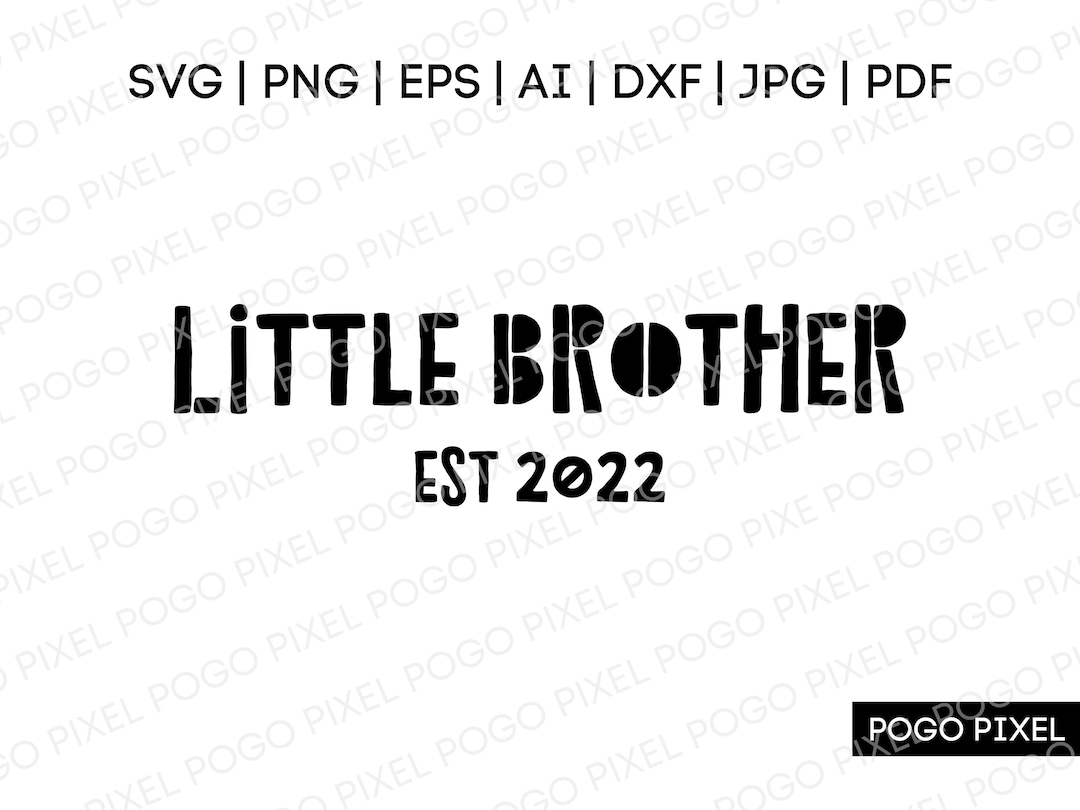 Hermano pequeño SVG hermano mayor svg hermano pequeño svg - Etsy México