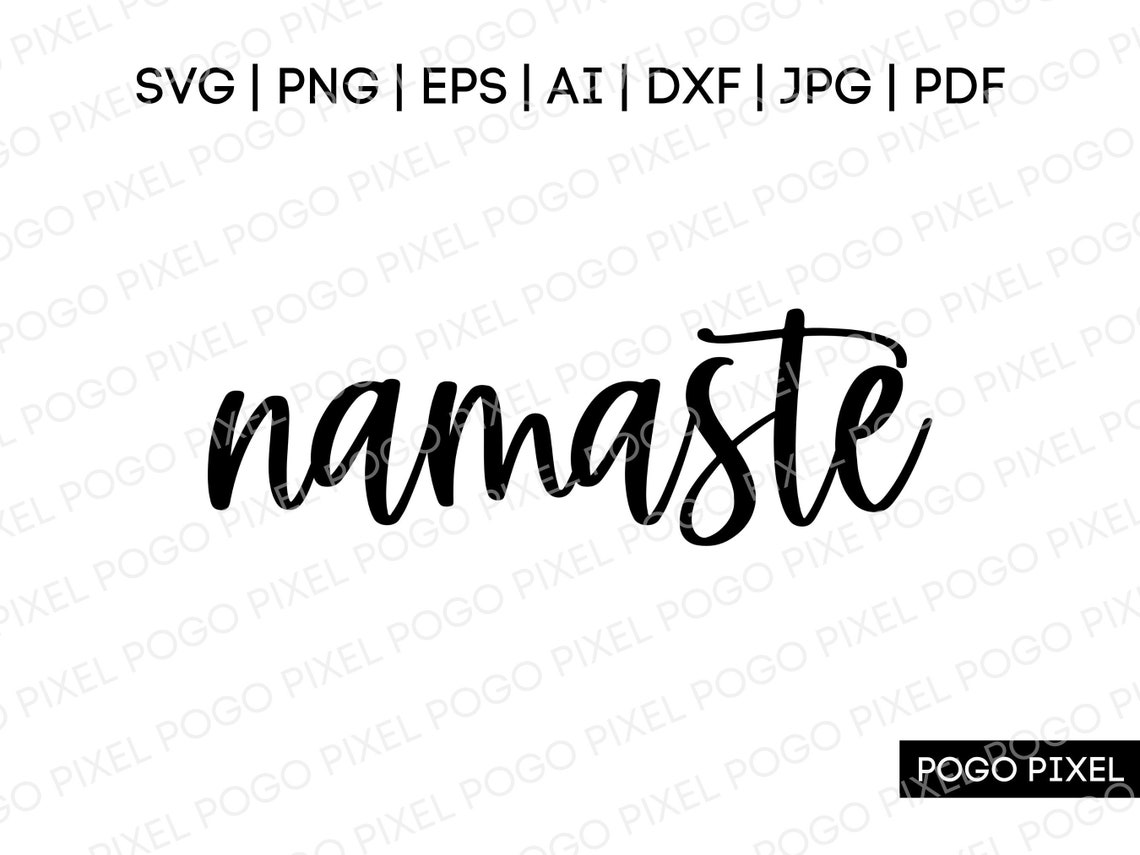 Namaste SVG Yoga Svg Meditation Svg Mandala Svg Zen Svg - Etsy