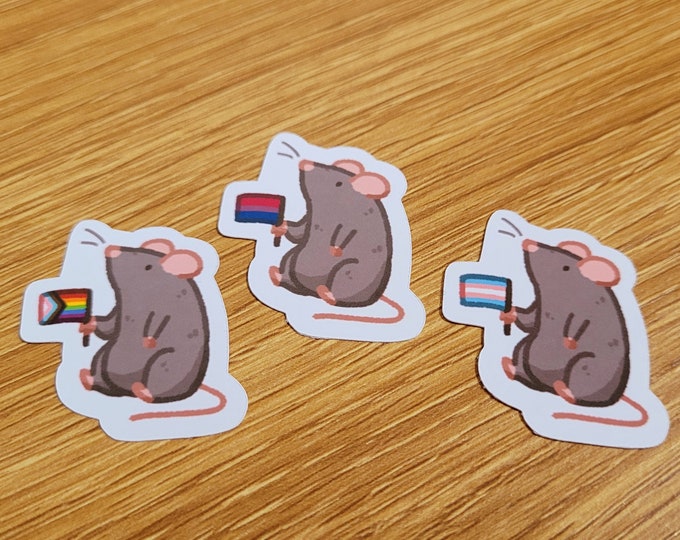 Pride Rat Stickers - Etsy