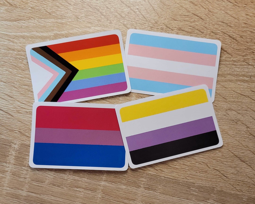Plain Pride Flag Stickers - Etsy