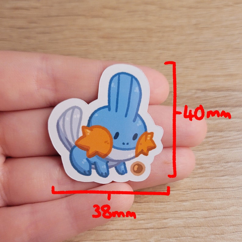 Hoenn Starter Pokémon Stickers | Treecko, Torchic, Mudkip - Etsy