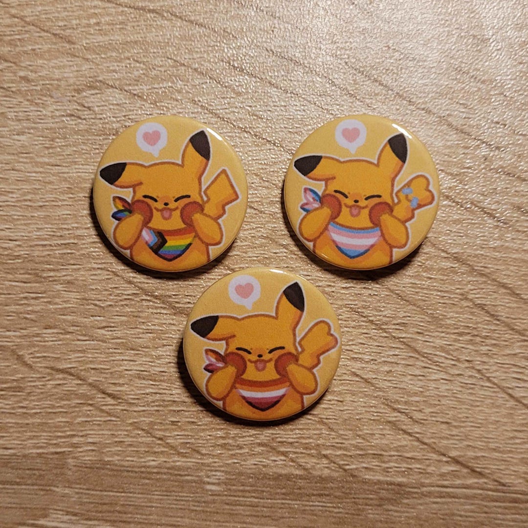 Pikachu Pride Badges - Etsy