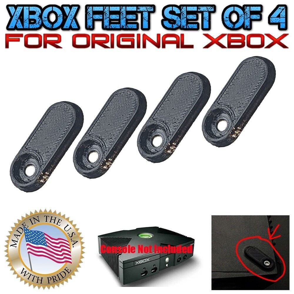 Replacement Rubber Feet for Original Xbox Set of 4 3D Printed - Etsy