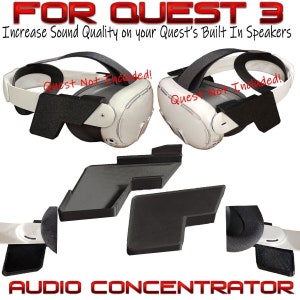For Meta Quest 3 Audio Concentrator Increase Sound Quality and Bass ...