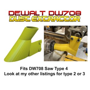 Dewalt Dw708 Miter Saw 3d Printed Dust Extractor Obsolete Part From ...
