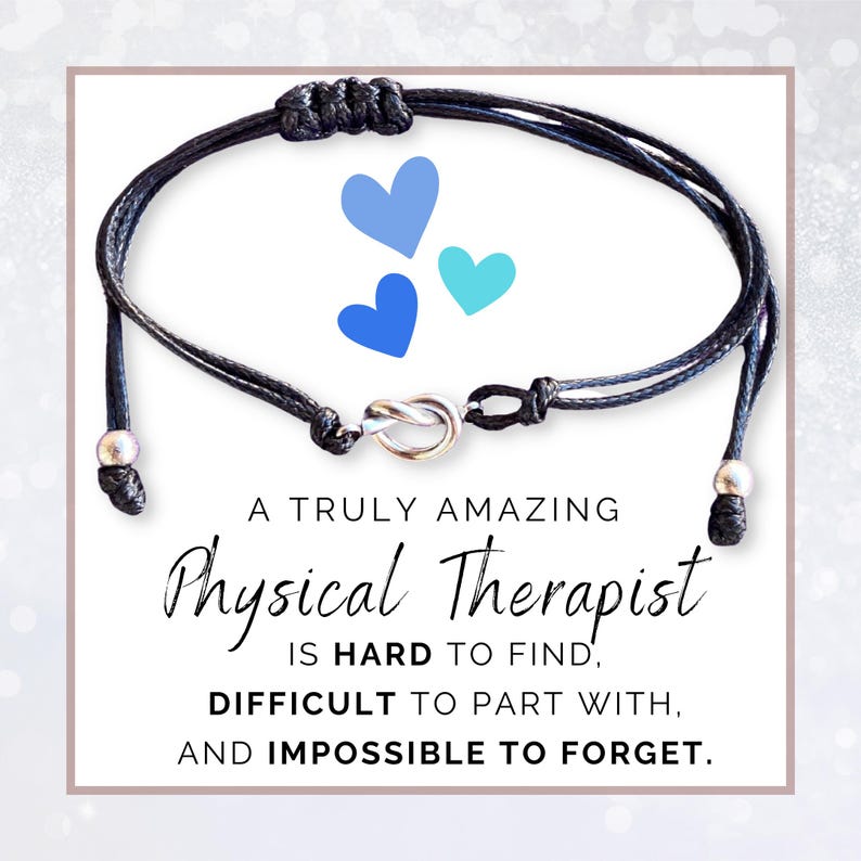 Physical Therapy Gifts for Women, Physical Therapist Bracelet, PT ...