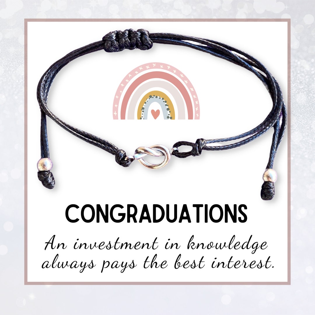 Graduation Gift, Congrats Grad 2024, Graduation Bracelet for Daughter ...