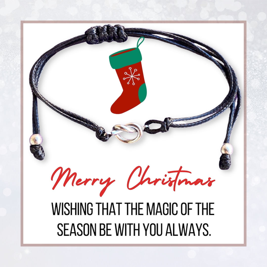 Merry Christmas Gifts for Women Friendship Bracelet - Etsy