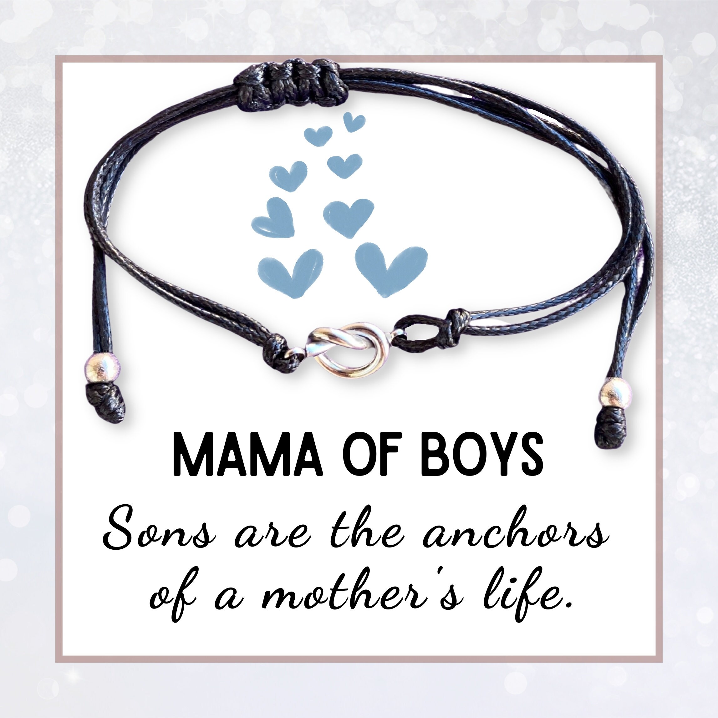 Boy Mama Bracelet, Mother and Son Bracelet, Mother's Day Gift 2023 ...