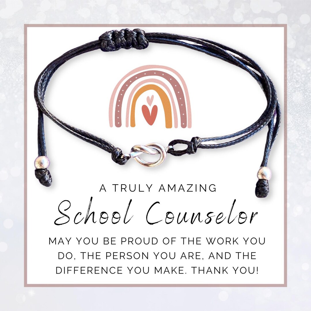 School Counselor Gifts, School Psychologist Bracelet, Appreciation Week ...