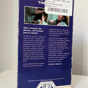 Don't Answer the Phone 1980 VHS Cult Classic Slasher Media Home ...