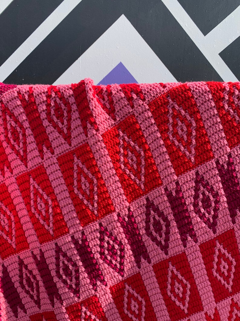 Deck of Diamonds Mosaic Overlay Crochet Pattern - Etsy