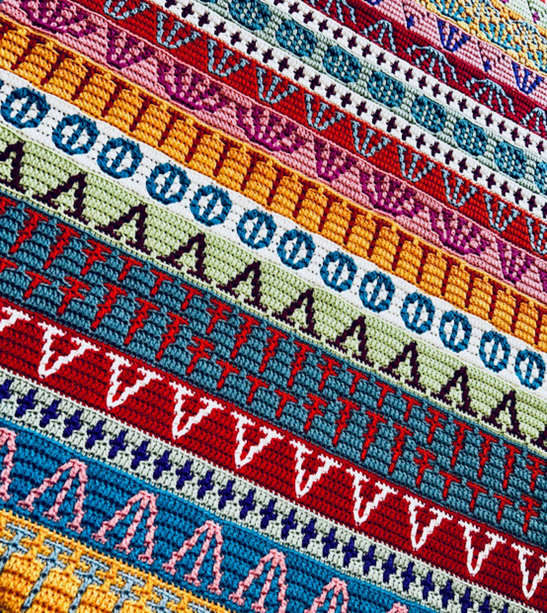 Stitches Mosaic Overlay Crochet Pattern - Etsy