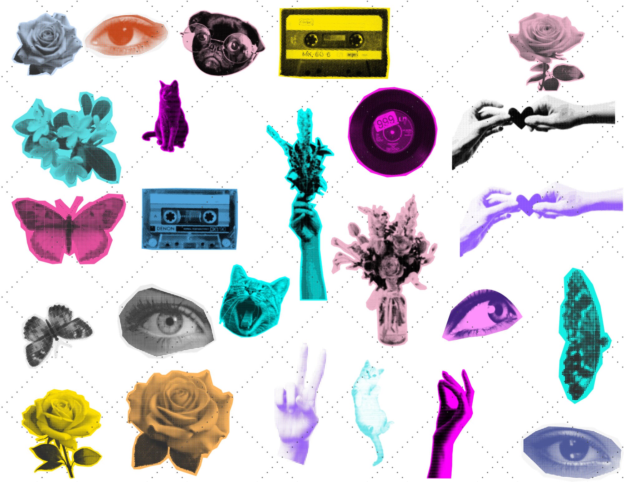 Graphics - Digital Vision Board Printable - Manifest Your Dreams ...