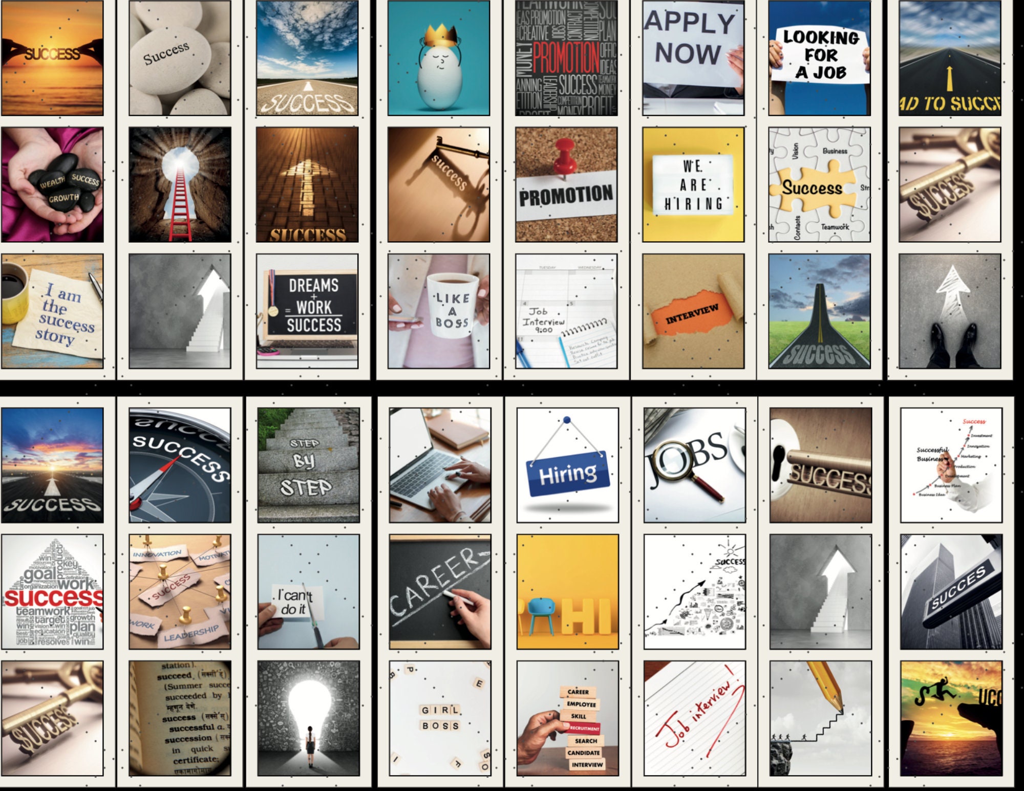 Goals - Digital Vision Board Printable - Manifest Your Dreams Instantly ...