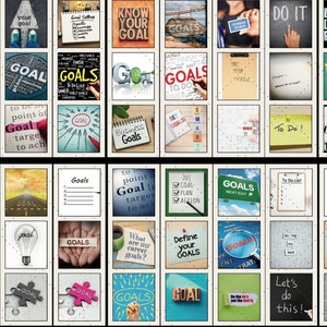 Goals - Digital Vision Board Printable - Manifest Your Dreams Instantly ...