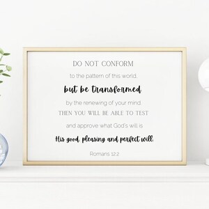 Bible Verse Digital Downloads do Not Conform to the Pattern of This ...