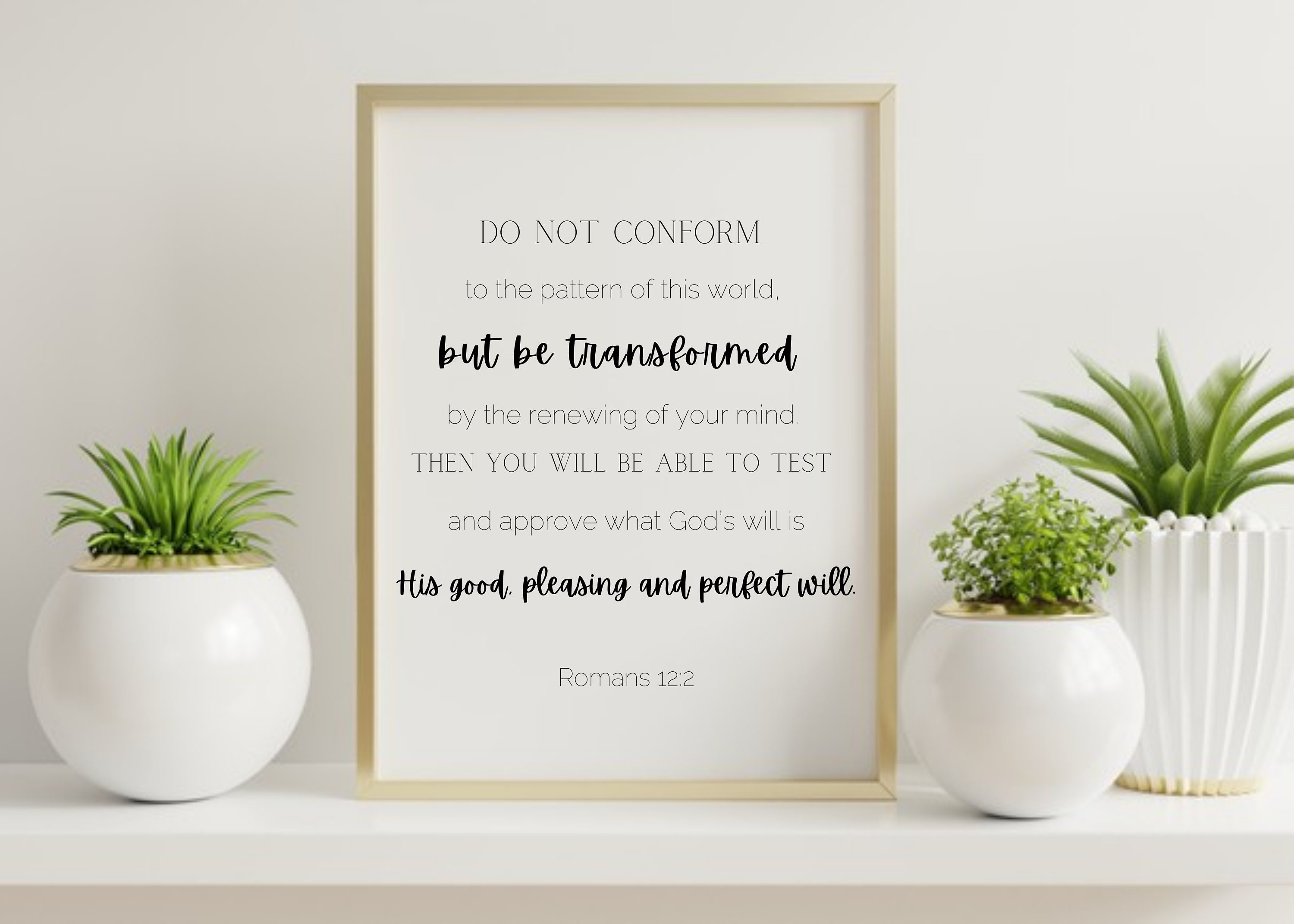 Bible Verse Digital Downloads do Not Conform to the Pattern of This ...