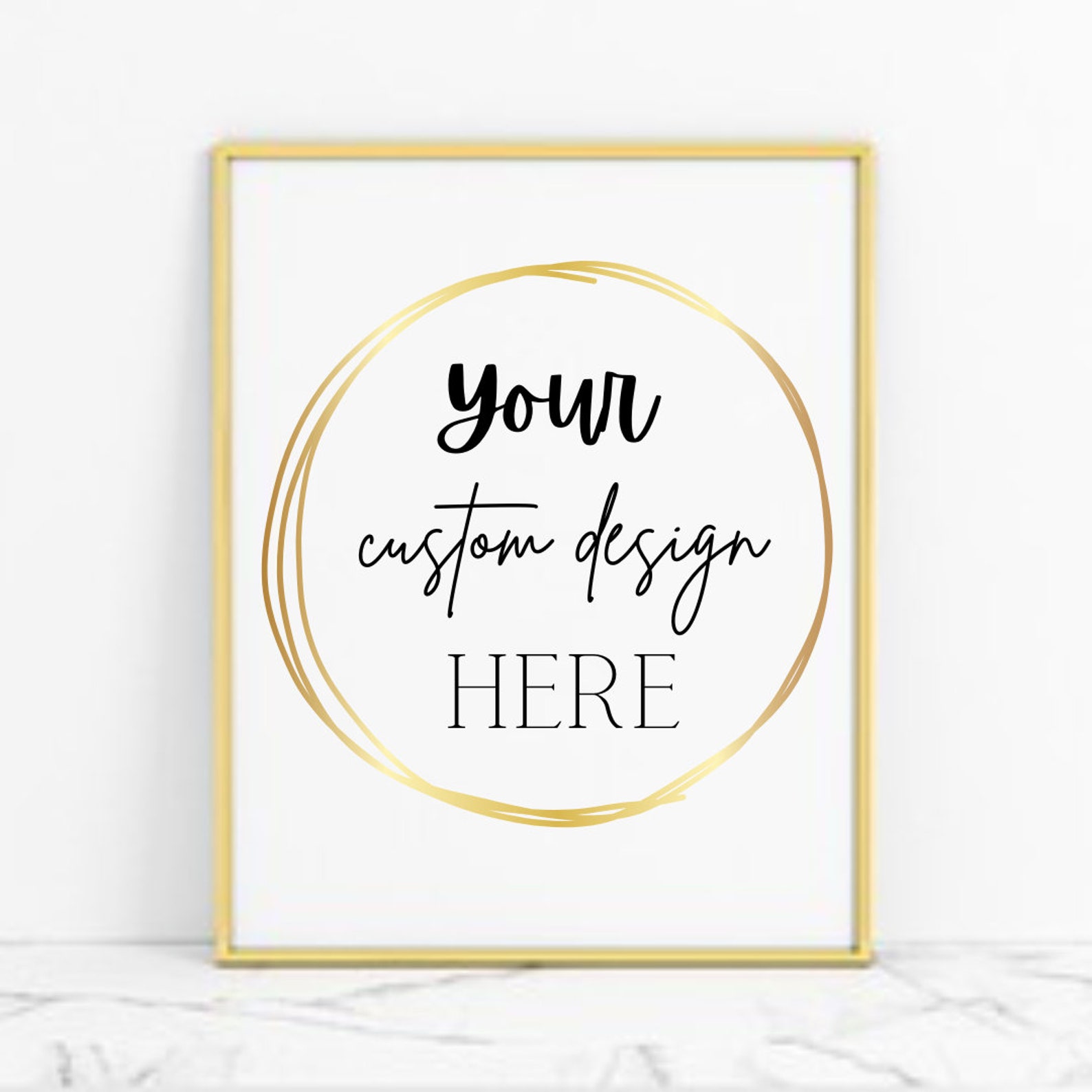 Custom Design, Quote, Bible Verse Digital Download Print Sign, Framed ...