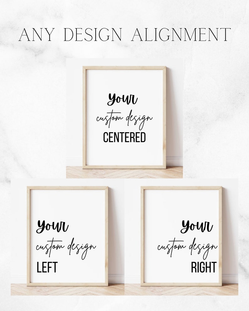 Custom Design, Quote, Bible Verse Digital Download Print Sign, Framed ...