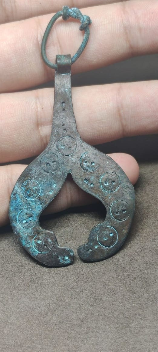 Rare Ancient Viking Bronze Amulet Pendant. Viking Artifacts. Medieval ...