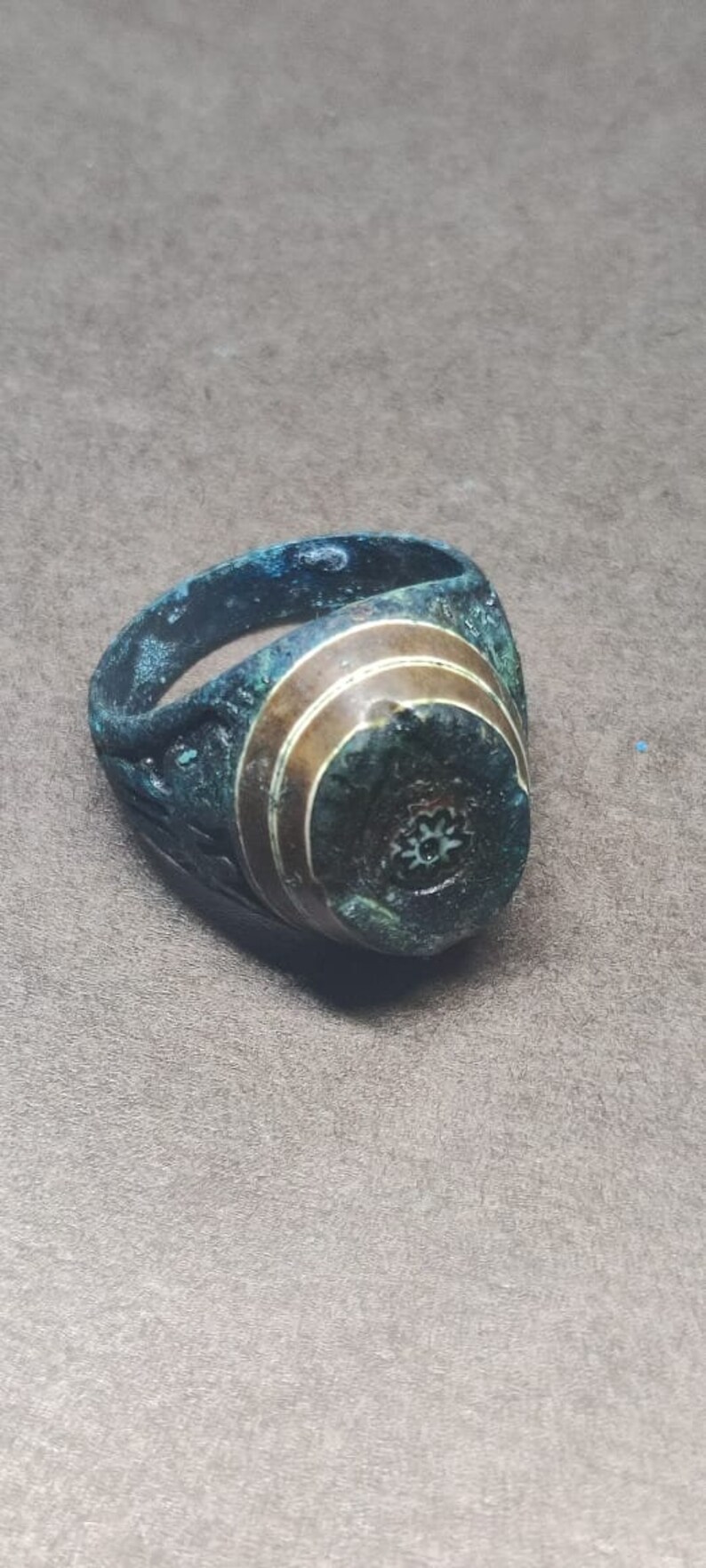 Ancient Viking Ring With Runes in the Middle. Medieval Jewelry. Ancient ...