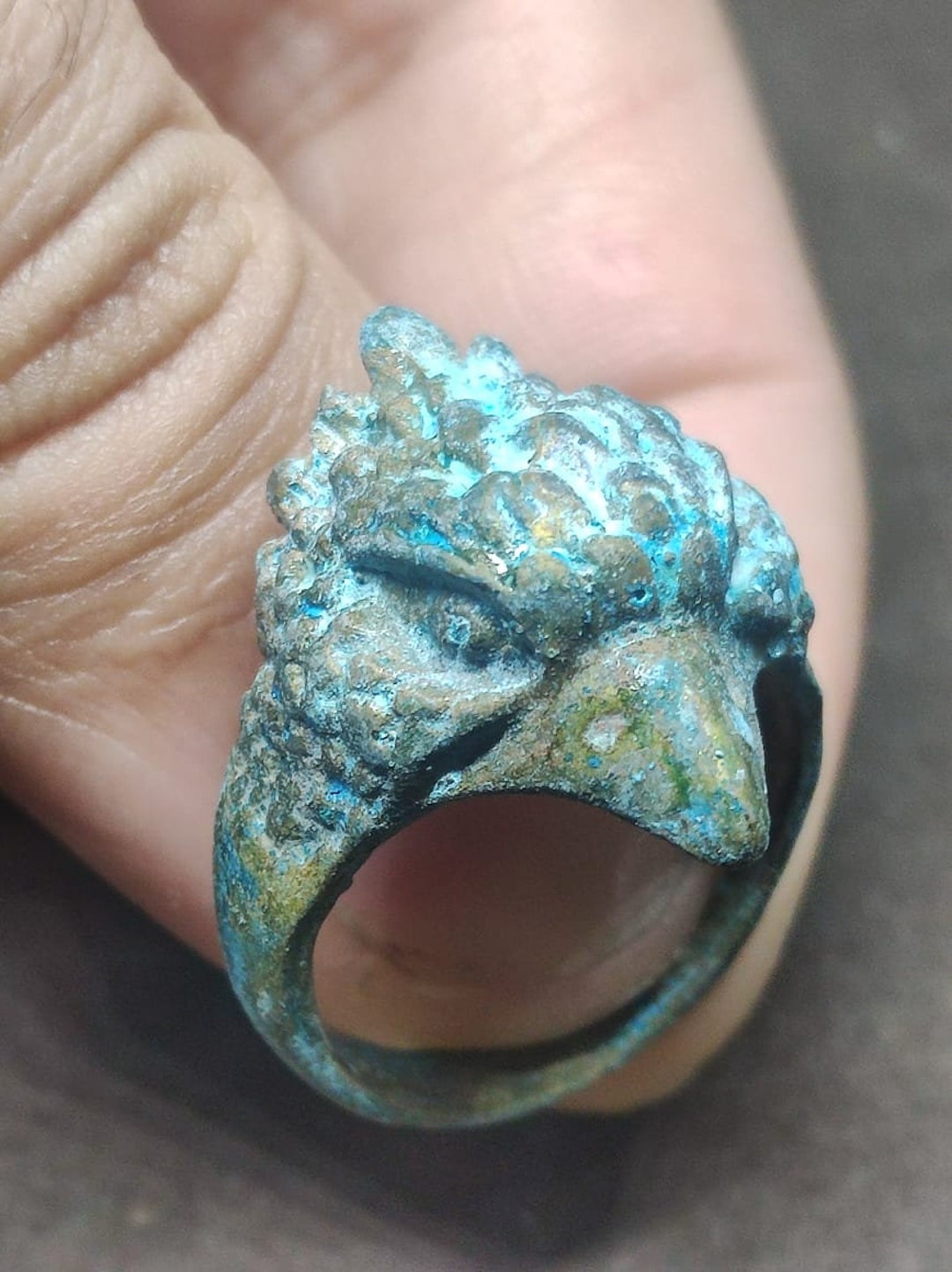 Ancient Medieval ROMAN Ring | Ancient Ring | Bronze Ring | Medieval ...