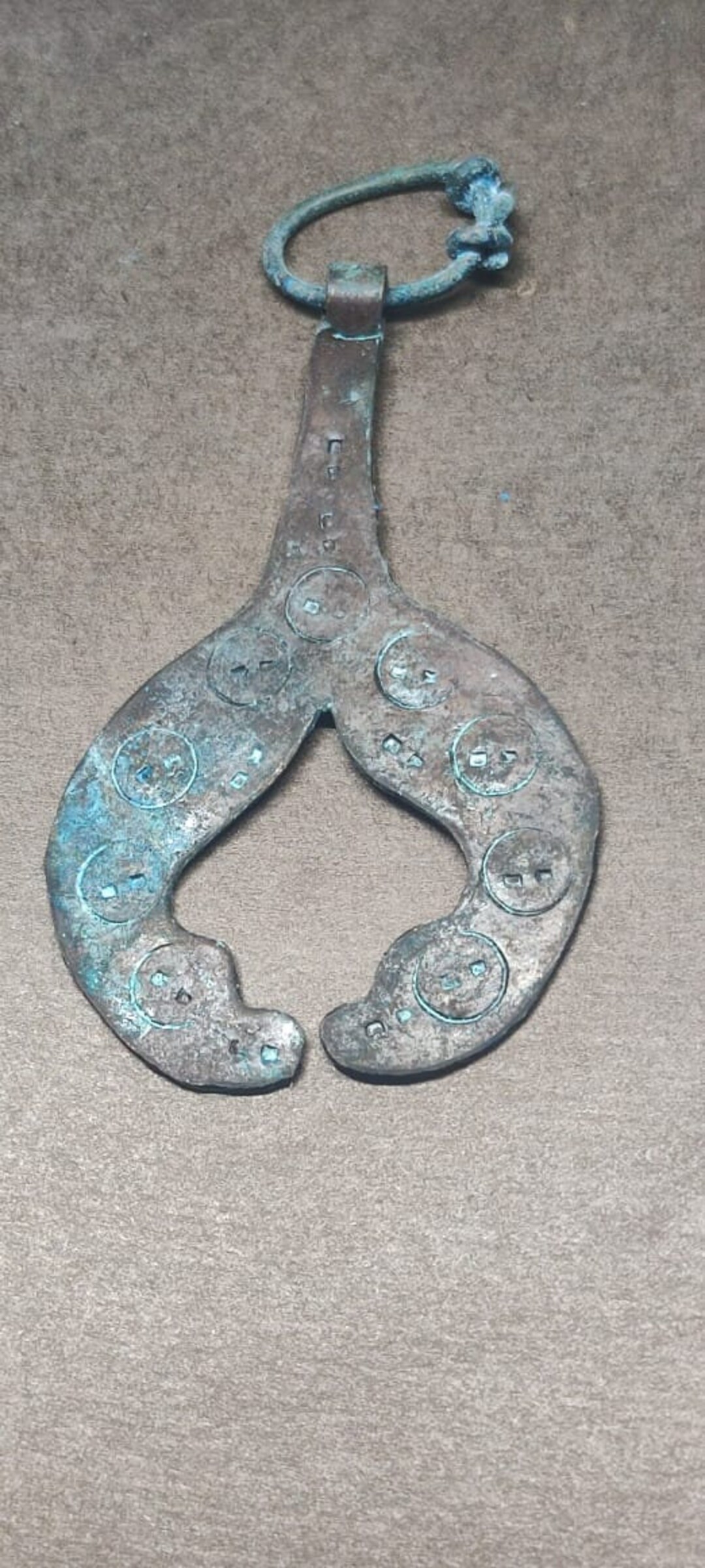 Rare Ancient Viking Bronze Amulet Pendant. Viking Artifacts. Medieval ...