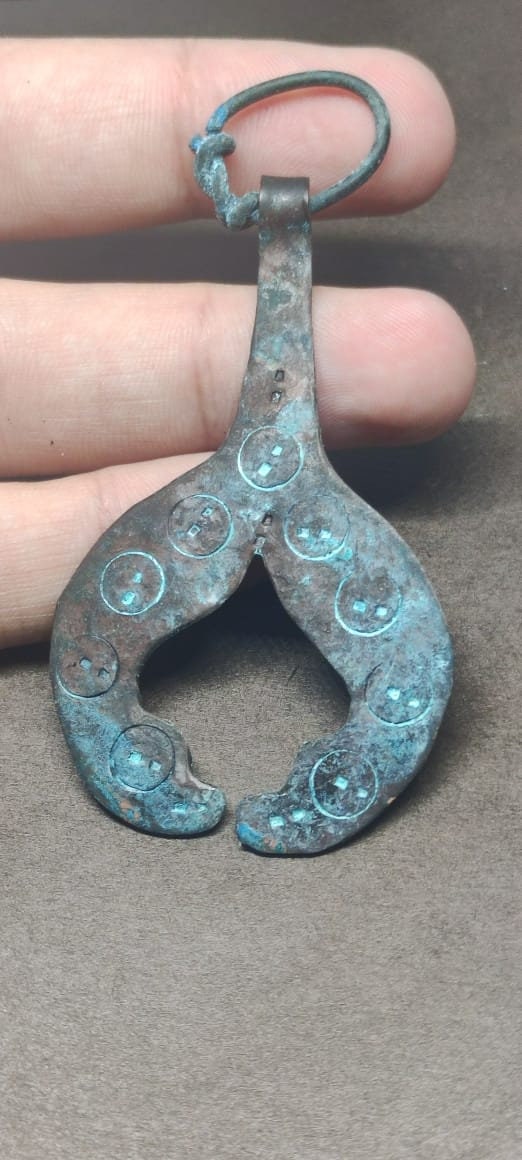 Rare Ancient Viking Bronze Amulet Pendant. Viking Artifacts. Medieval ...