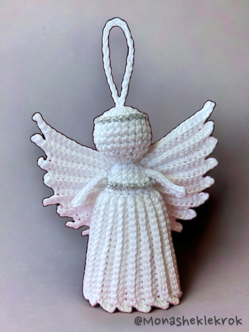 Crochet Christmas Angel Pattern: Holiday Ornament (PDF Pattern) - Etsy