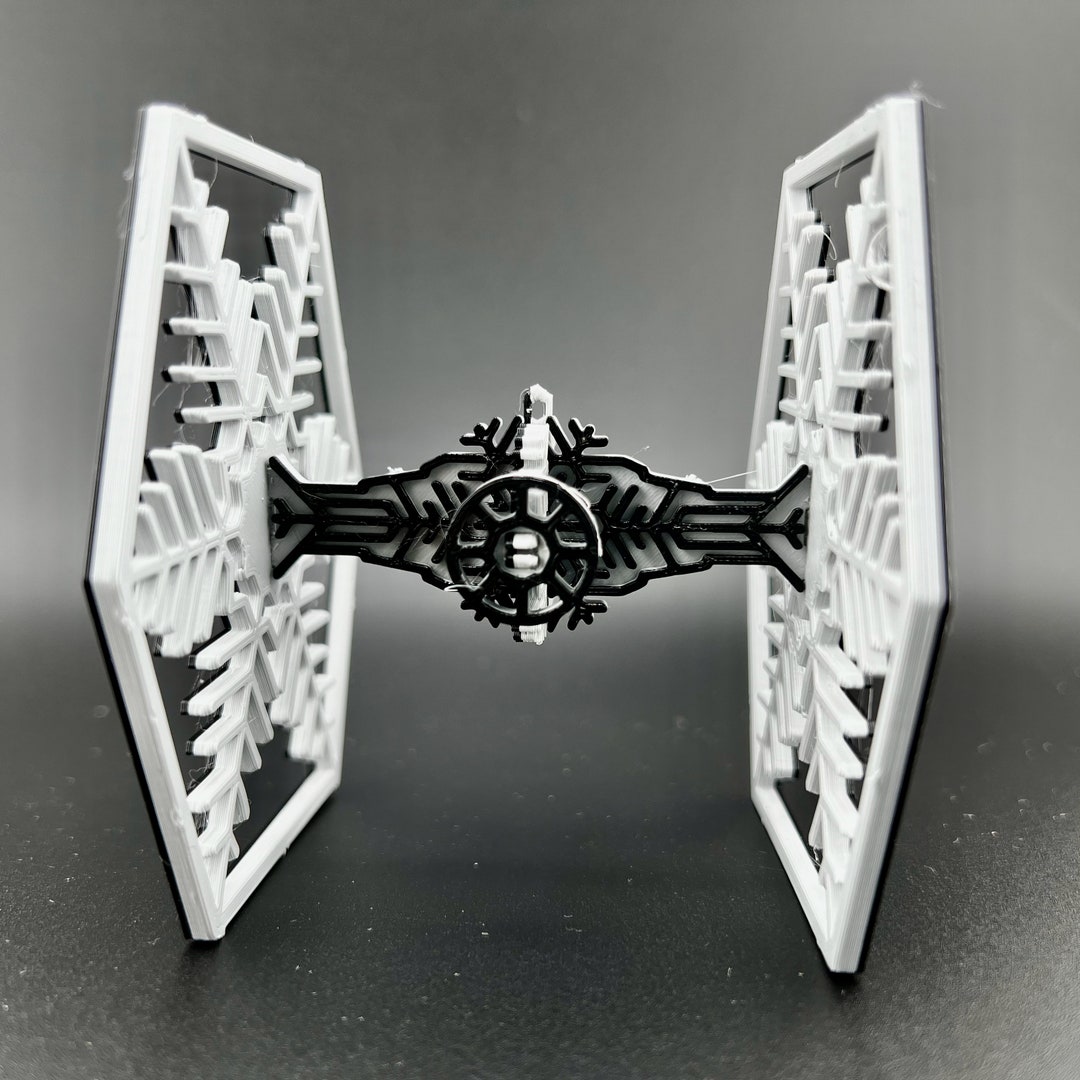 Unique Star Wars TIE Fighter Christmas Snowflake Decoration - Etsy